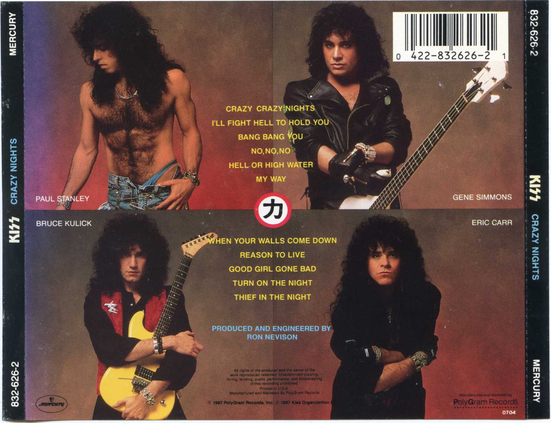 KISS Crazy Nights : Back | CD Covers | Cover Century | Over 1.000.000 ...